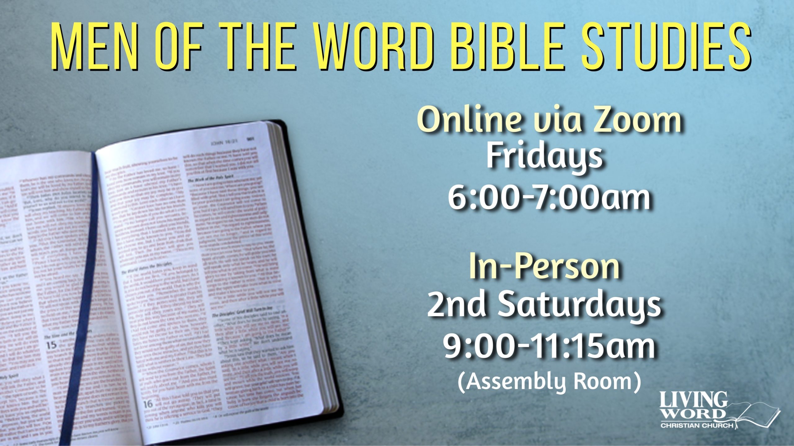 Men Of The Word Living Word Christian Church